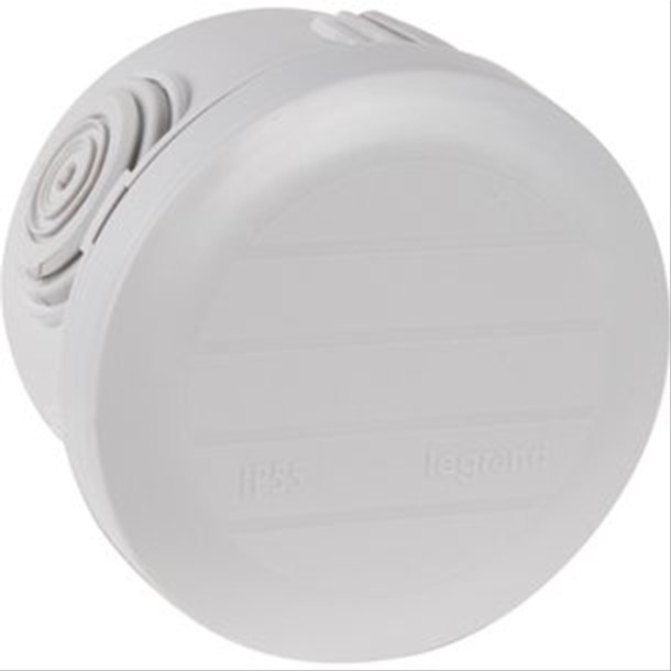 Boîte ronde Ø70mm embouts à entrée directe Plexo Legrand Blanche ...