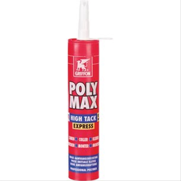 Mastic Polymax High Tack Express Griffon blanc 435g |Plomberie Pro
