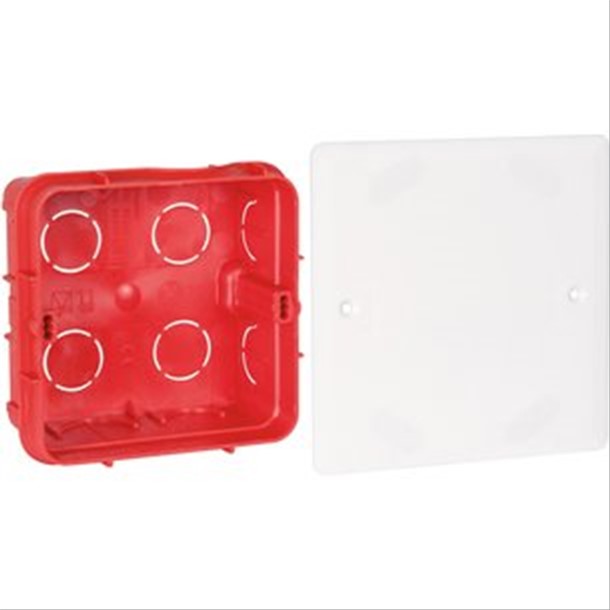 Boîte complète pour dérivation Legrand Batibox maçonnerie 85x85x40mm ...