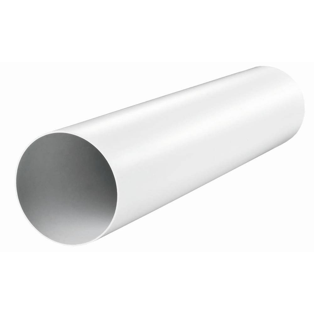 Tube rond 125 mm pour conduit de ventilation 1 m |Plomberie Pro