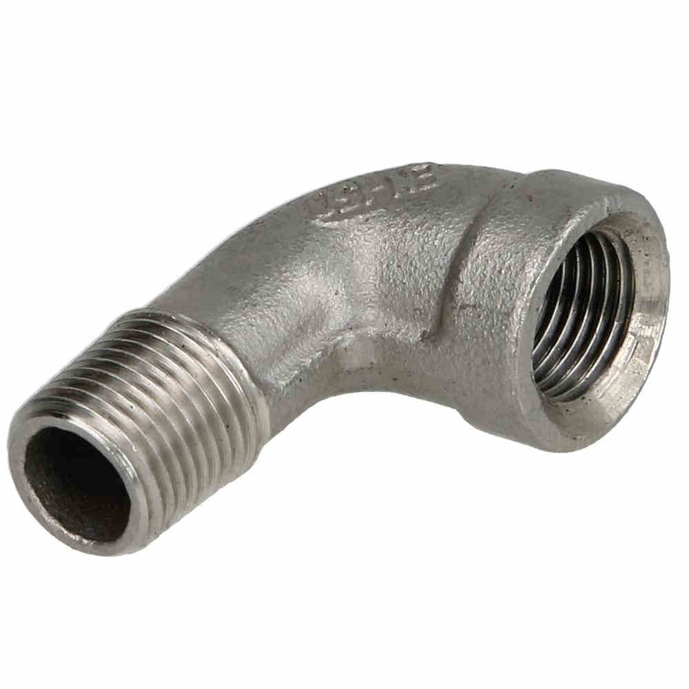 Coude inox à visser MF3 |Plomberie Pro