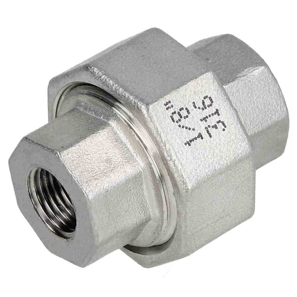Raccord inox union a visser FF3/8 |Plomberie Pro